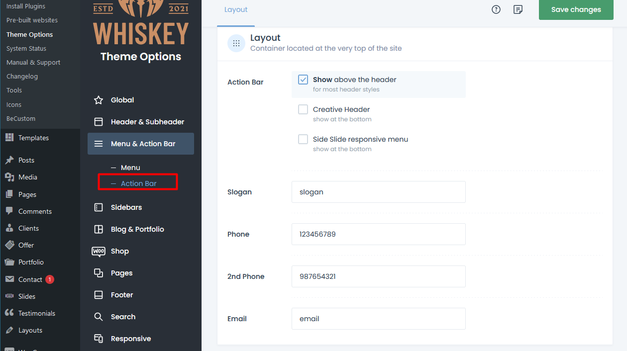 How To Edit Top Bar Contents With Elementor Betheme Support Forum
